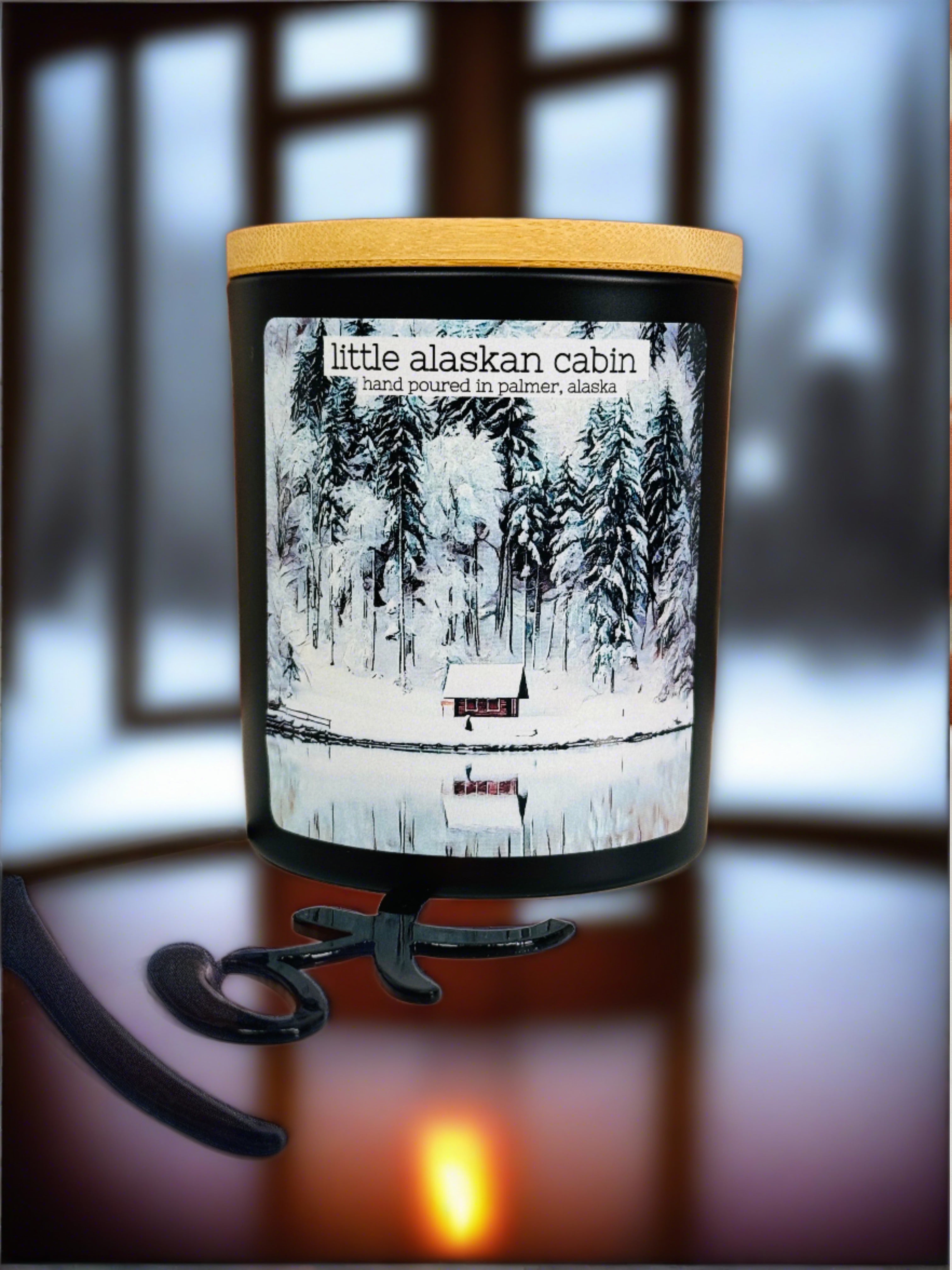 ALASKA PREMIUM COCONUT WAX CANDLES w/ ALASKA THEMED WATERCOLOR LABELS ...